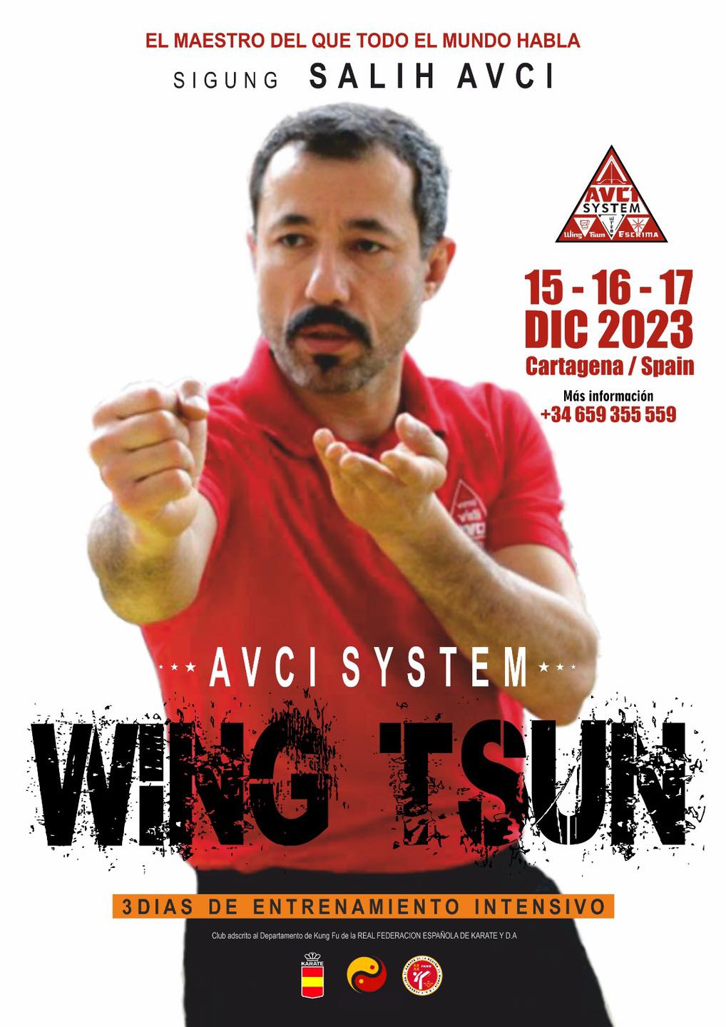 Curso Kung Fu Wing Chun Cartagena (Murcia) - Departamento Nacional Kung Fu