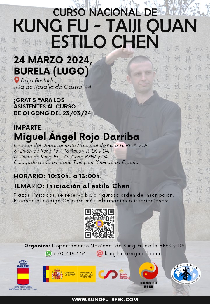 Curso Kung Fu Taiji Quan Estilo Chen Burela (Lugo) - Departamento ...