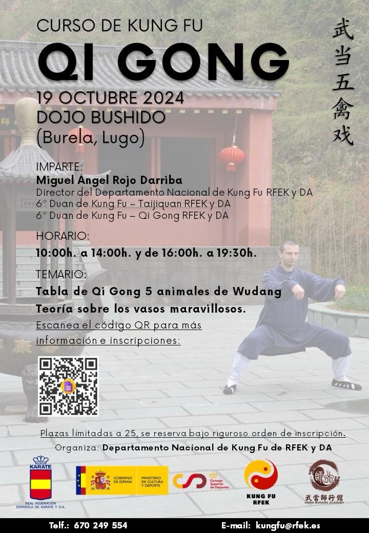 Curso Kung Fu Chi kung Burela (Lugo) - Departamento Nacional Kung Fu