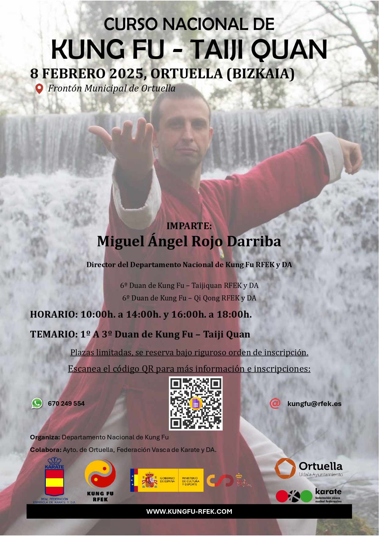 Curso Kung Fu Taiji Quan Ortuella (Bizkaia) - Departamento Nacional Kung Fu